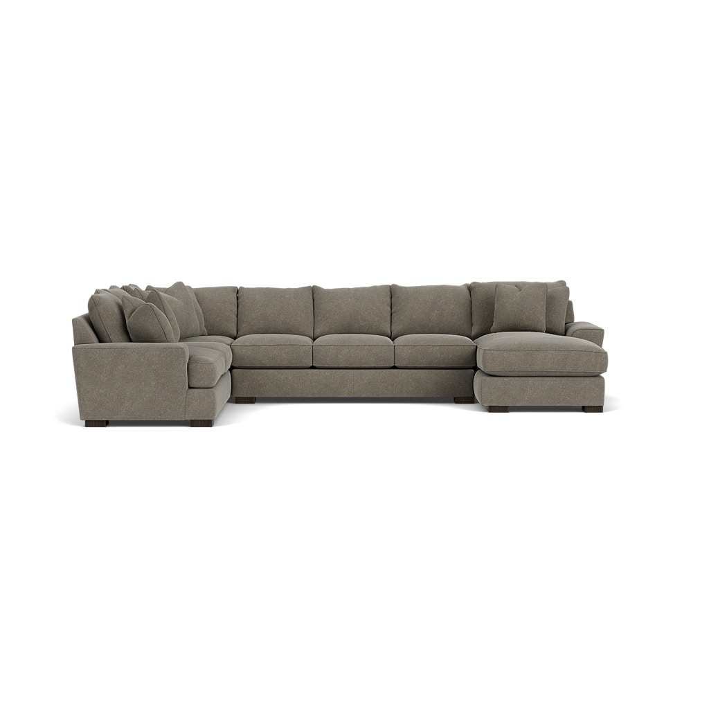 Stanton 495-Sectional-Domain-Dove - Portland, OR | Key Home Furnishings