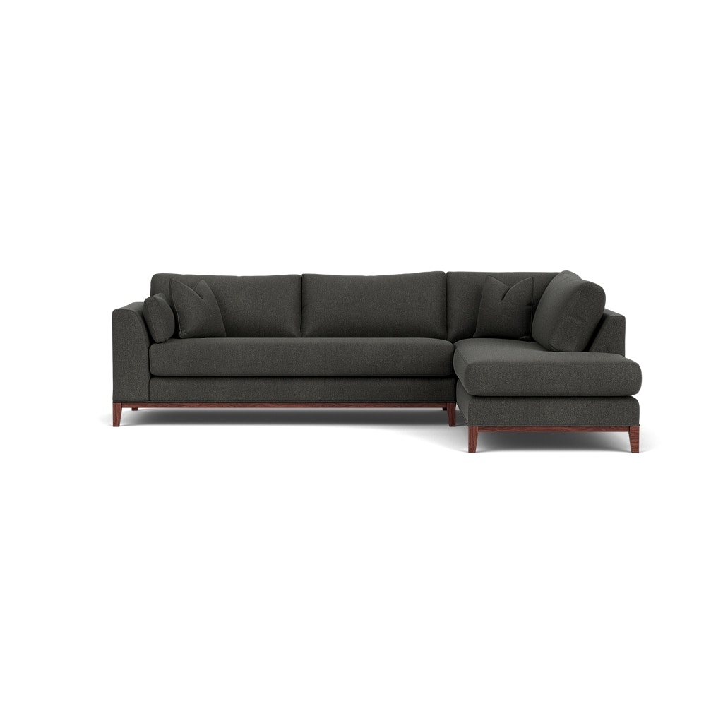 Stanton 499-Sectional-Lux-Dark-Grey - Portland, OR | Key Home Furnishings