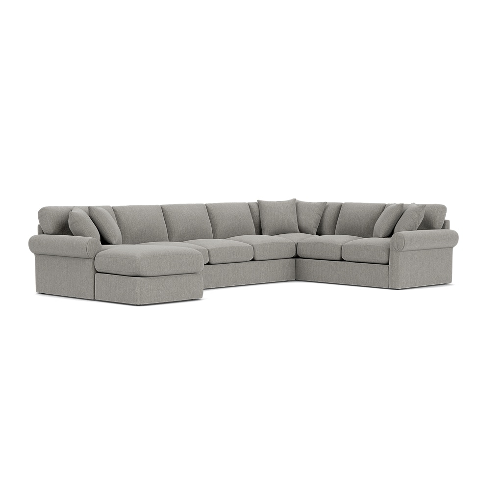 Stanton 524-Sectional-Polo-Club-Stone - Portland, OR | Key Home Furnishings