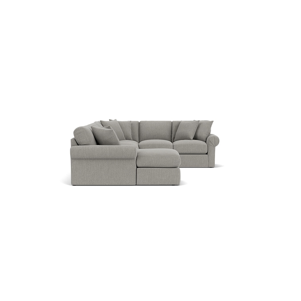 Stanton 524-Sectional-Polo-Club-Stone - Portland, OR | Key Home Furnishings