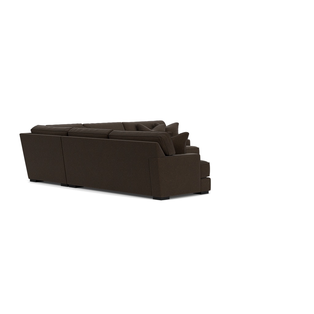 Stanton 575-Sectional-Domain-Chocolate - Portland, OR | Key Home ...