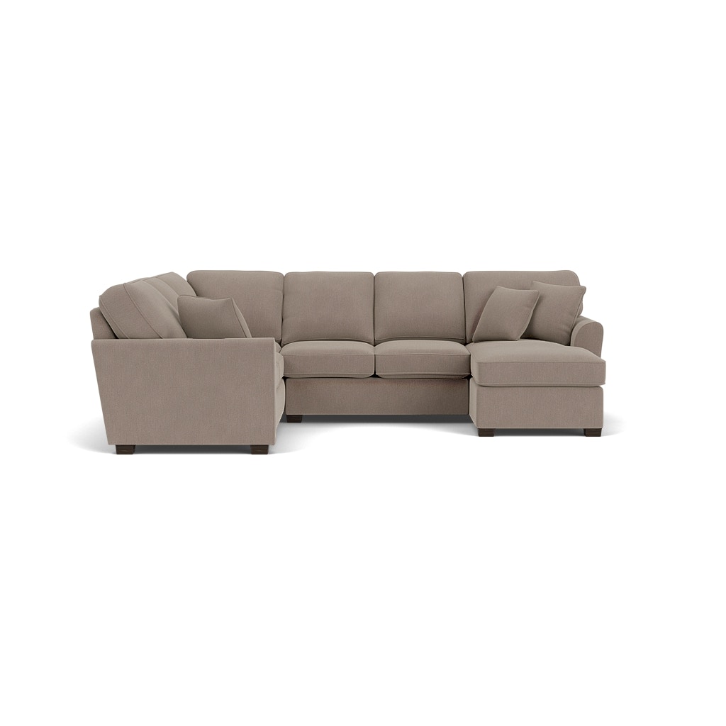 Stanton 643-Sectional-Lux-Pewter - Portland, OR | Key Home Furnishings