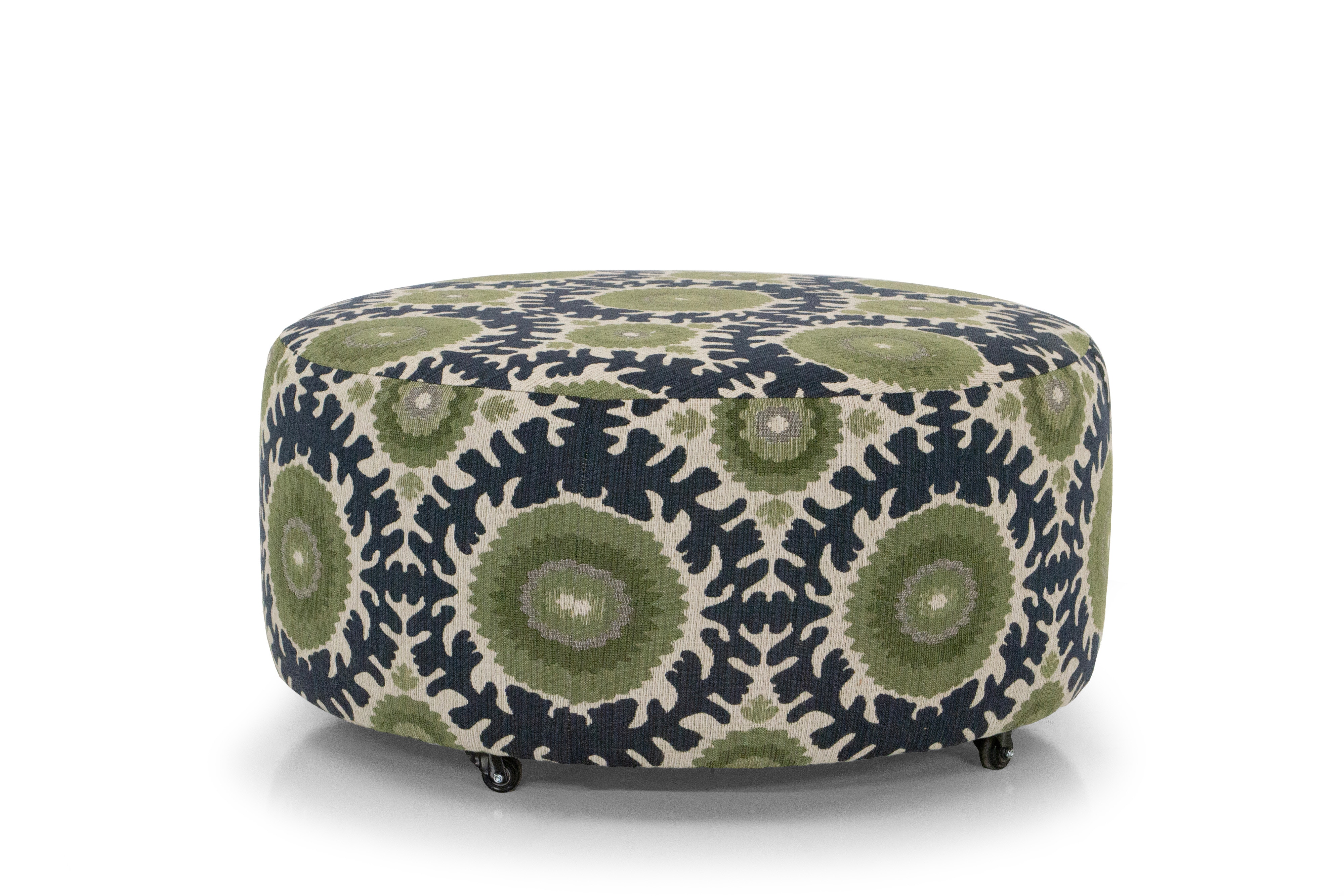 Stanton Small Round Ottoman 90099 - Portland, OR | Key Home Furnishings