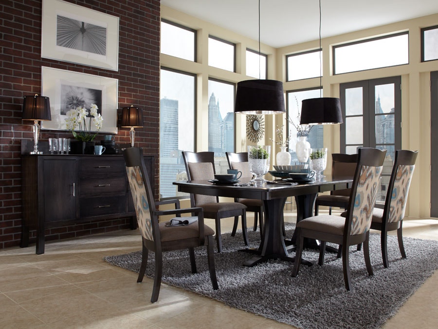 Simply Amish Grace-Loft II Round Dining Table ETGRC - Furnish - Raleigh, NC