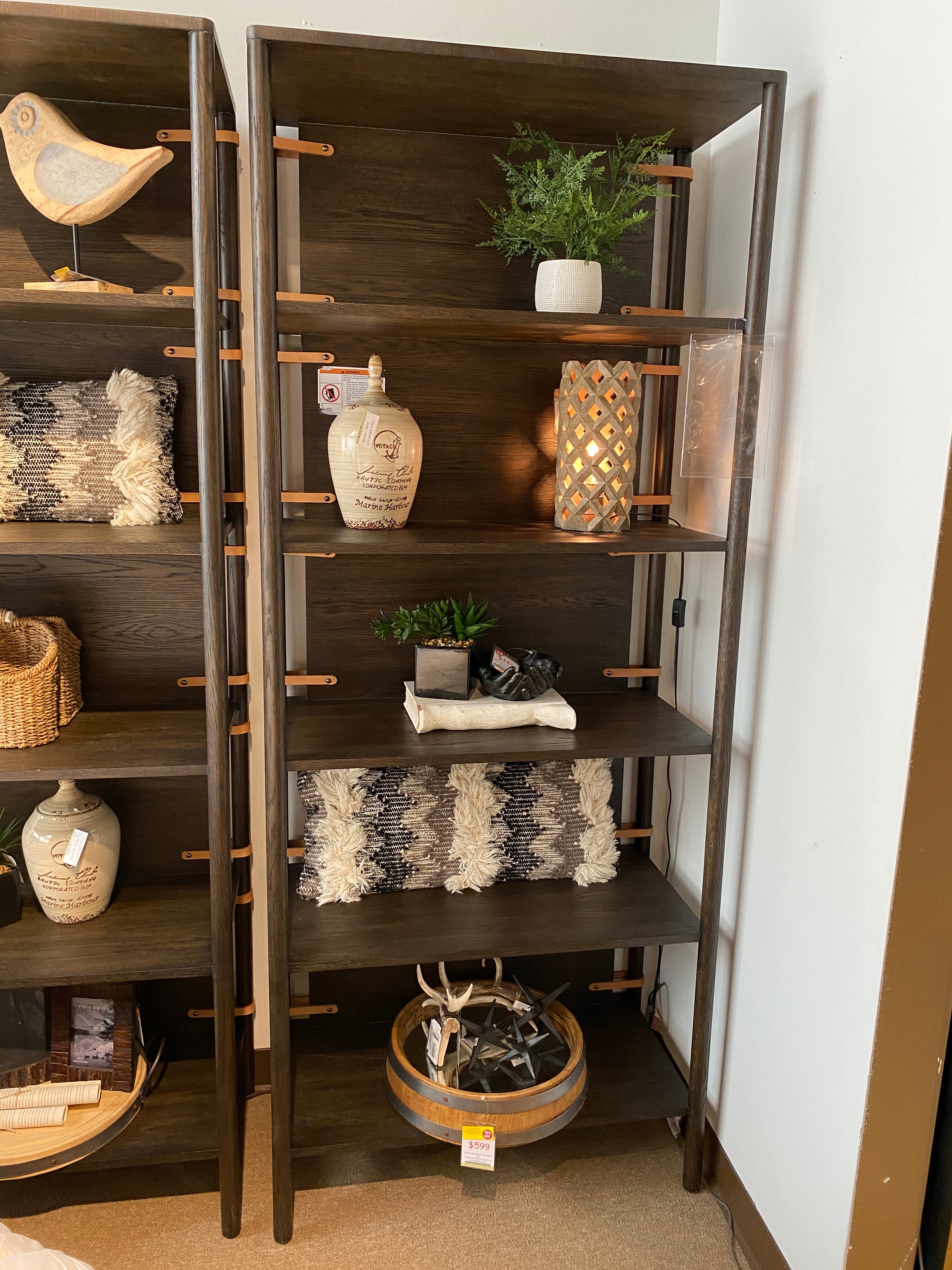 Oak Bookshelf Espresso