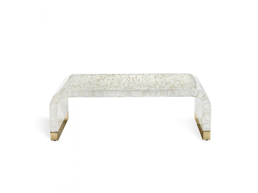 Interlude Home Living Room BEACON COCKTAIL TABLE - CREAM 118126 - Noel ...