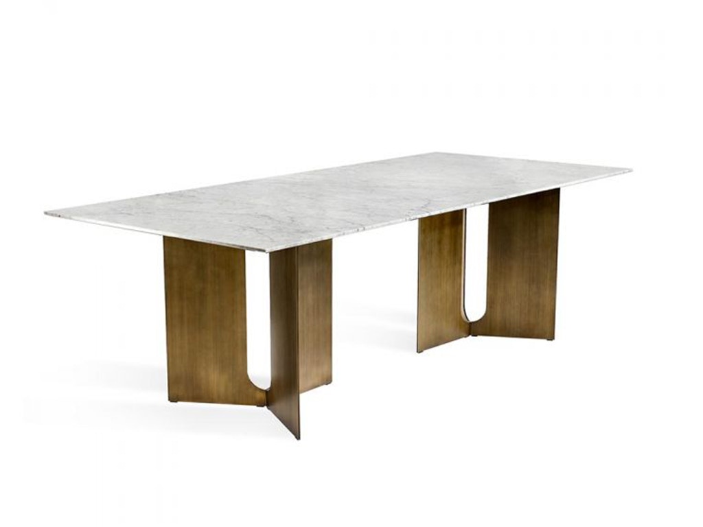 Interlude Home Casual Dining Pierre Rectangular Dining Table 125933 ...