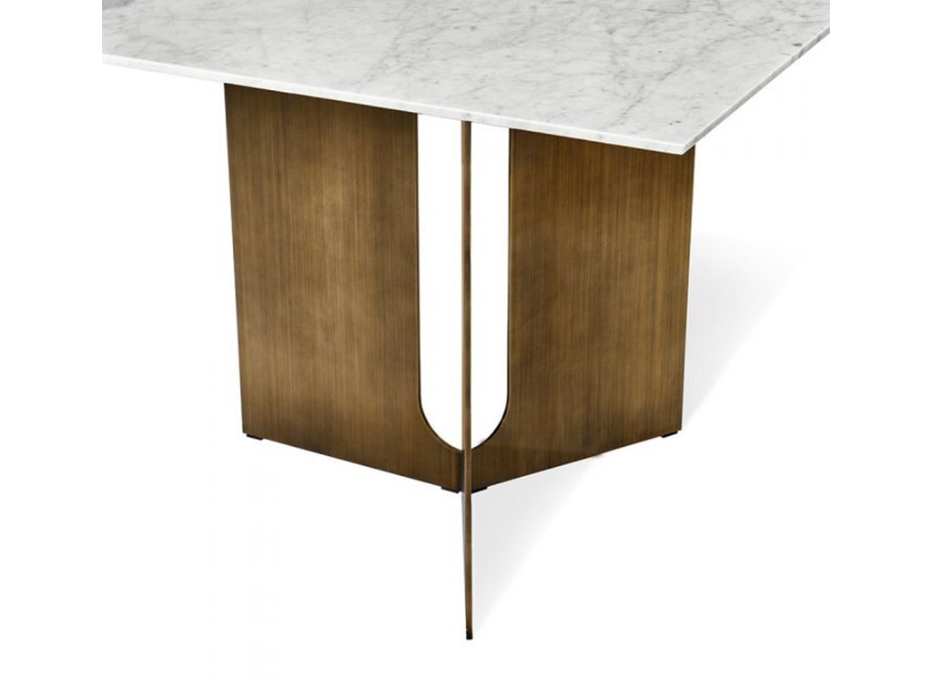 Interlude Home Casual Dining Pierre Rectangular Dining Table 125933 ...