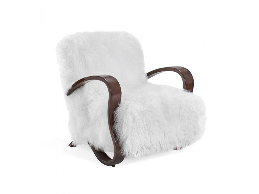Interlude Home Living Room Milan Lounge Chair - White 145284 - Noel ...