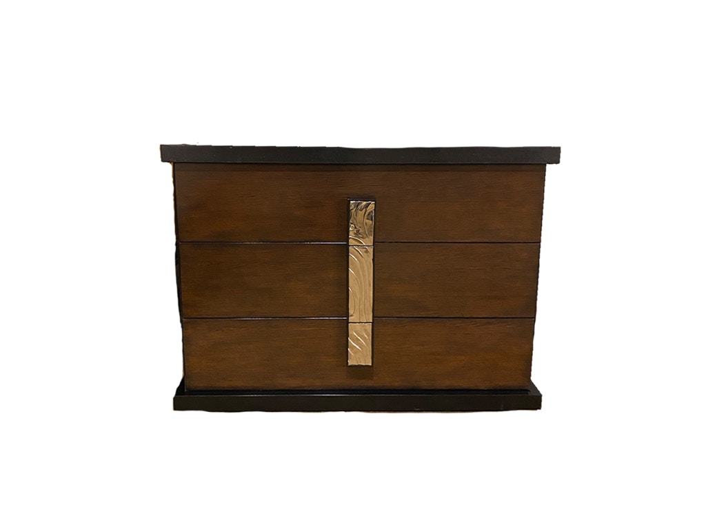 Marge Carson Bedroom Marge Carson 3-Drawer Nightstand 158172 - Noel ...