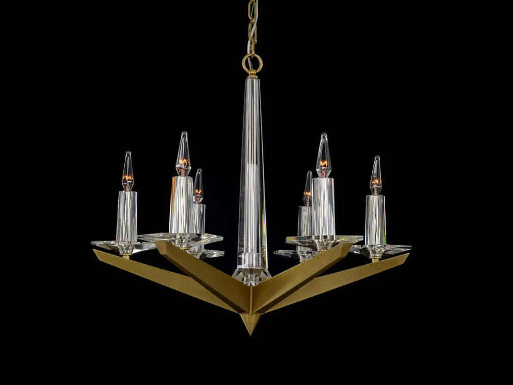 John Richard Antares Six Light Chandelier, Small AJC-9311 - Noel ...