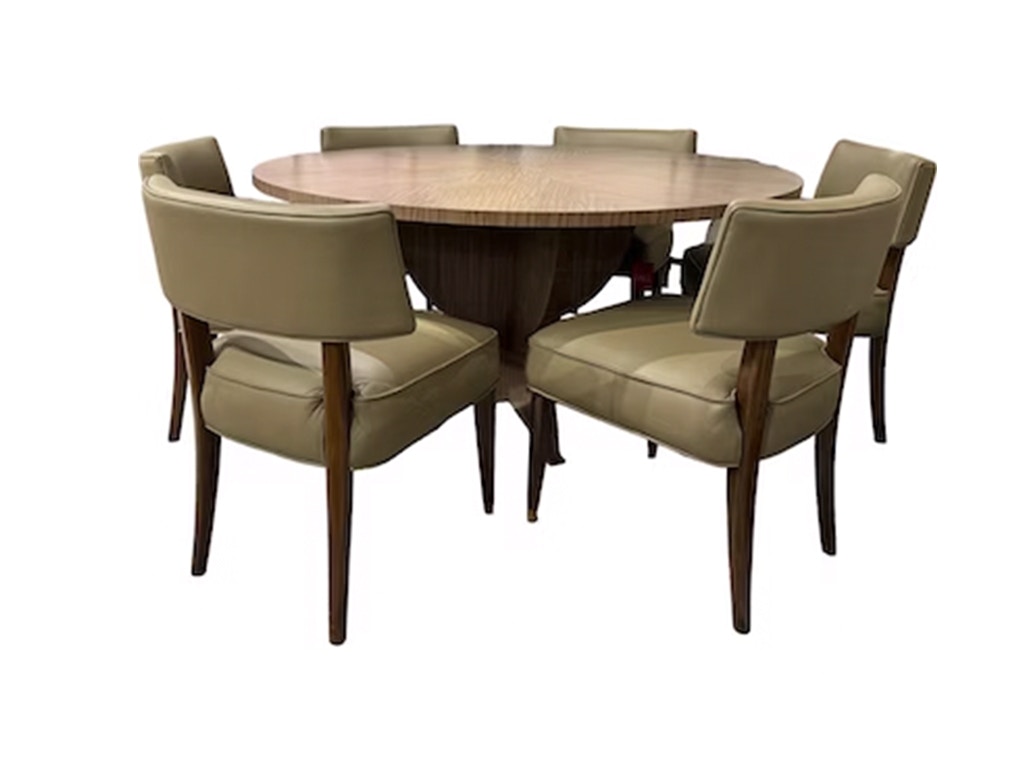 Arteriors Casual Dining 7PC. Round Dining Set 227725/227726 - Noel ...