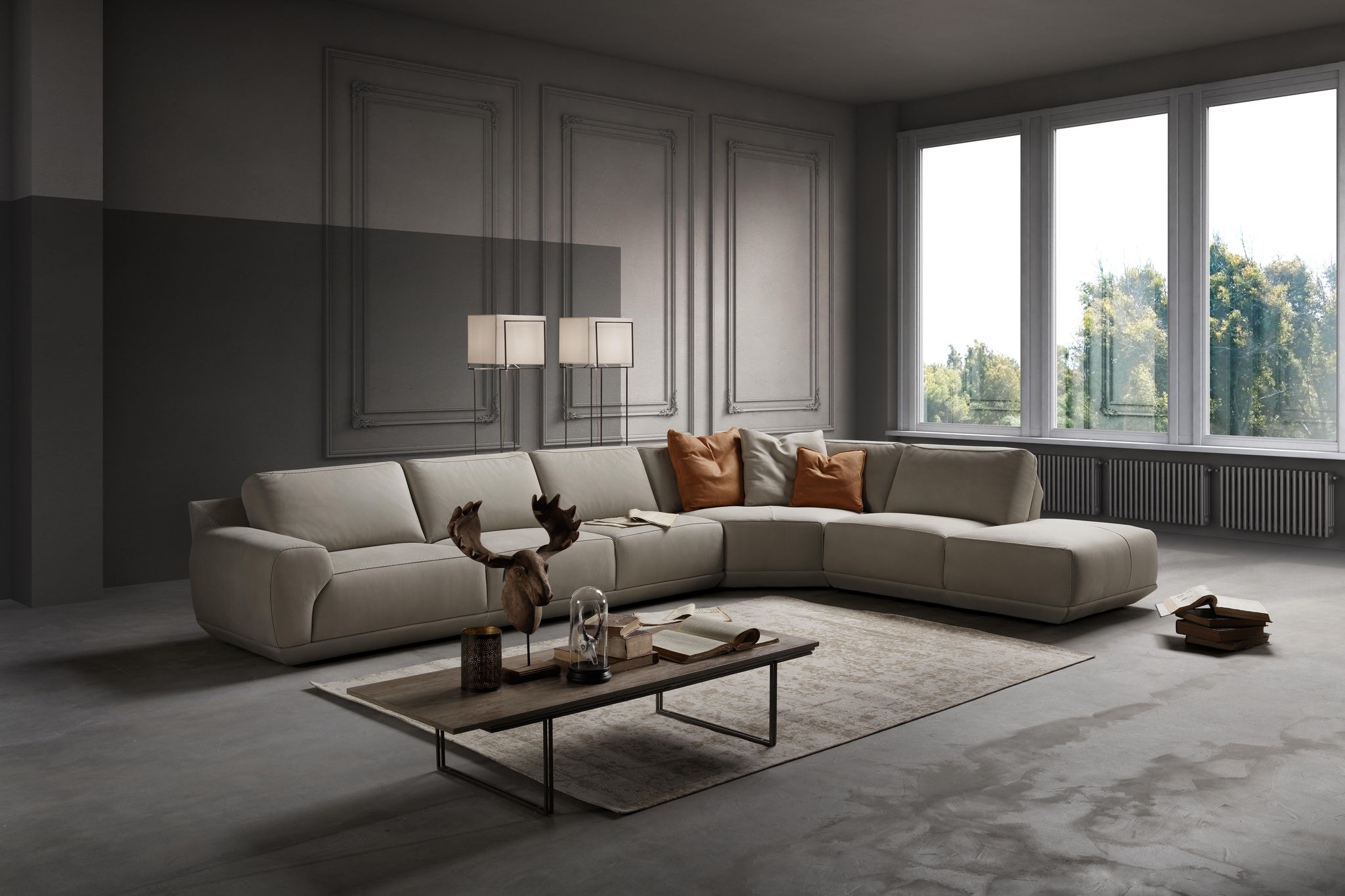 Bracci Living Room Artú Sectional V316*V400*V113 - Noel Furniture ...