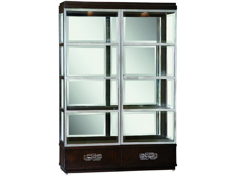 Marge Carson Living Room Lake Shore Drive Display Cabinet 222961 - Noel ...