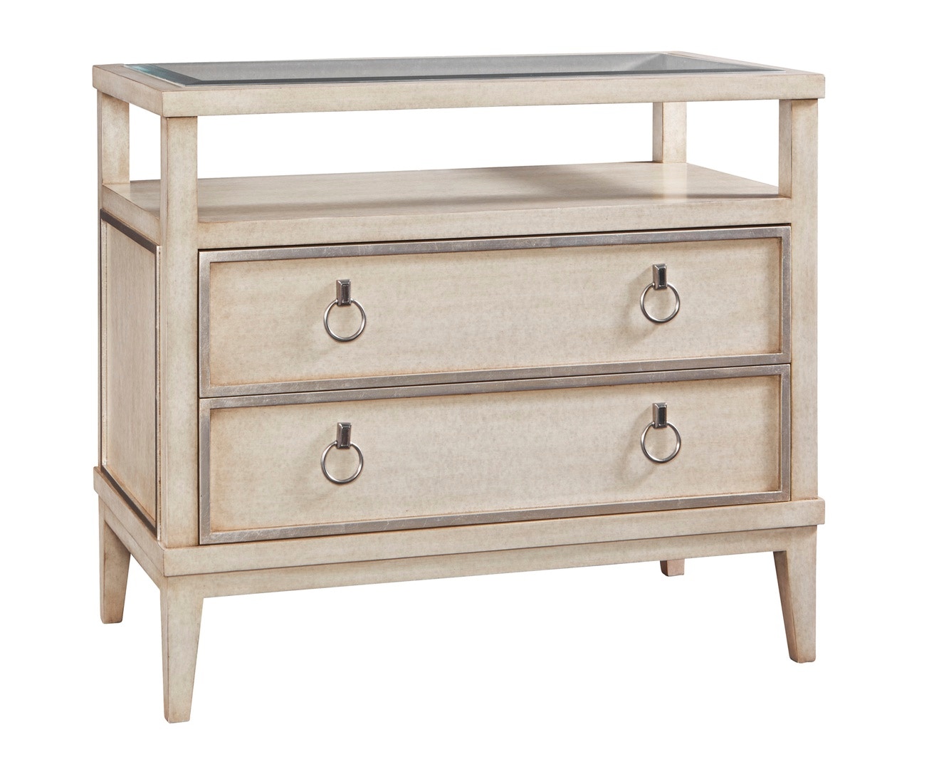 Marge Carson Bedroom Palo Alto Nightstand PAL12L - Noel Furniture ...