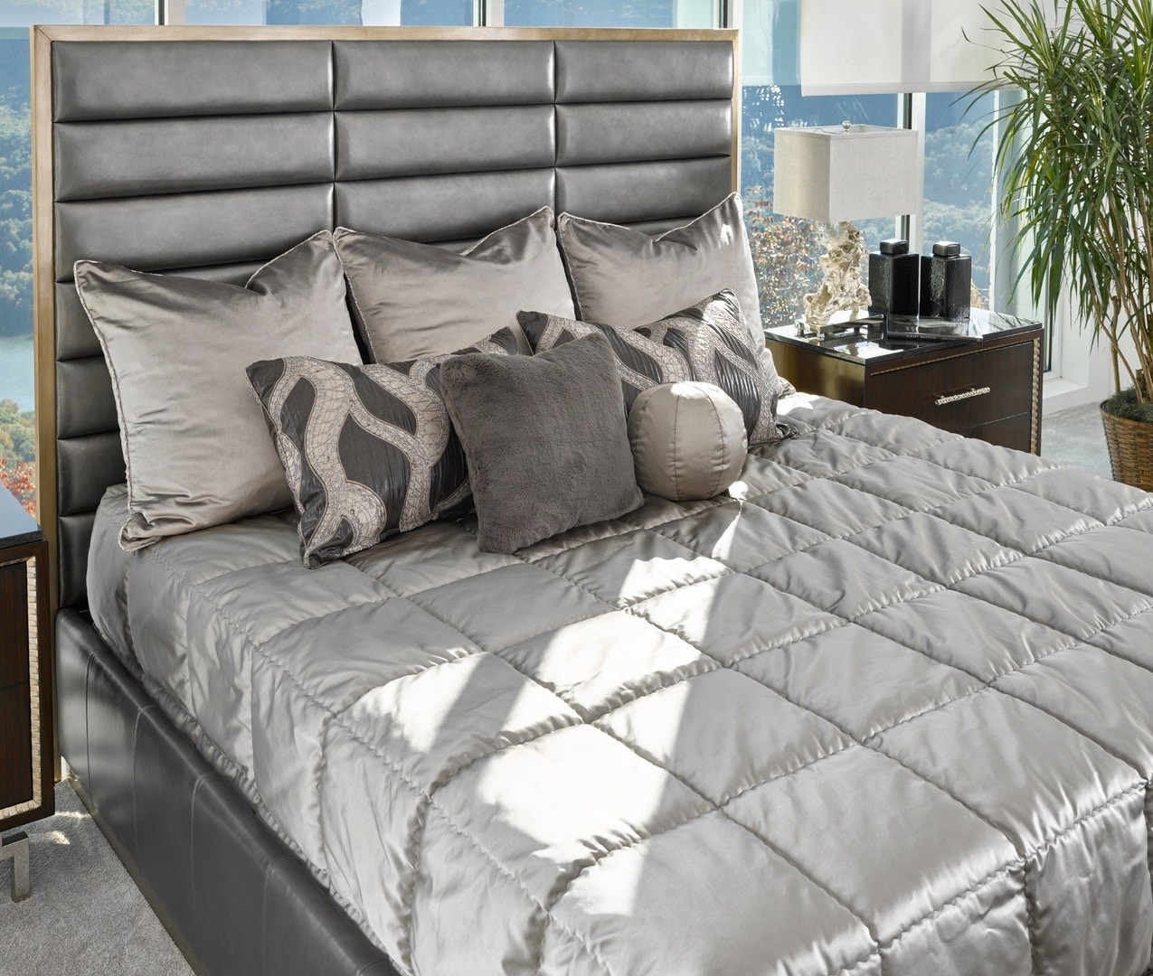 Marge Carson Bedroom Palo Alto Bedding Package PAL95 - Noel Furniture ...