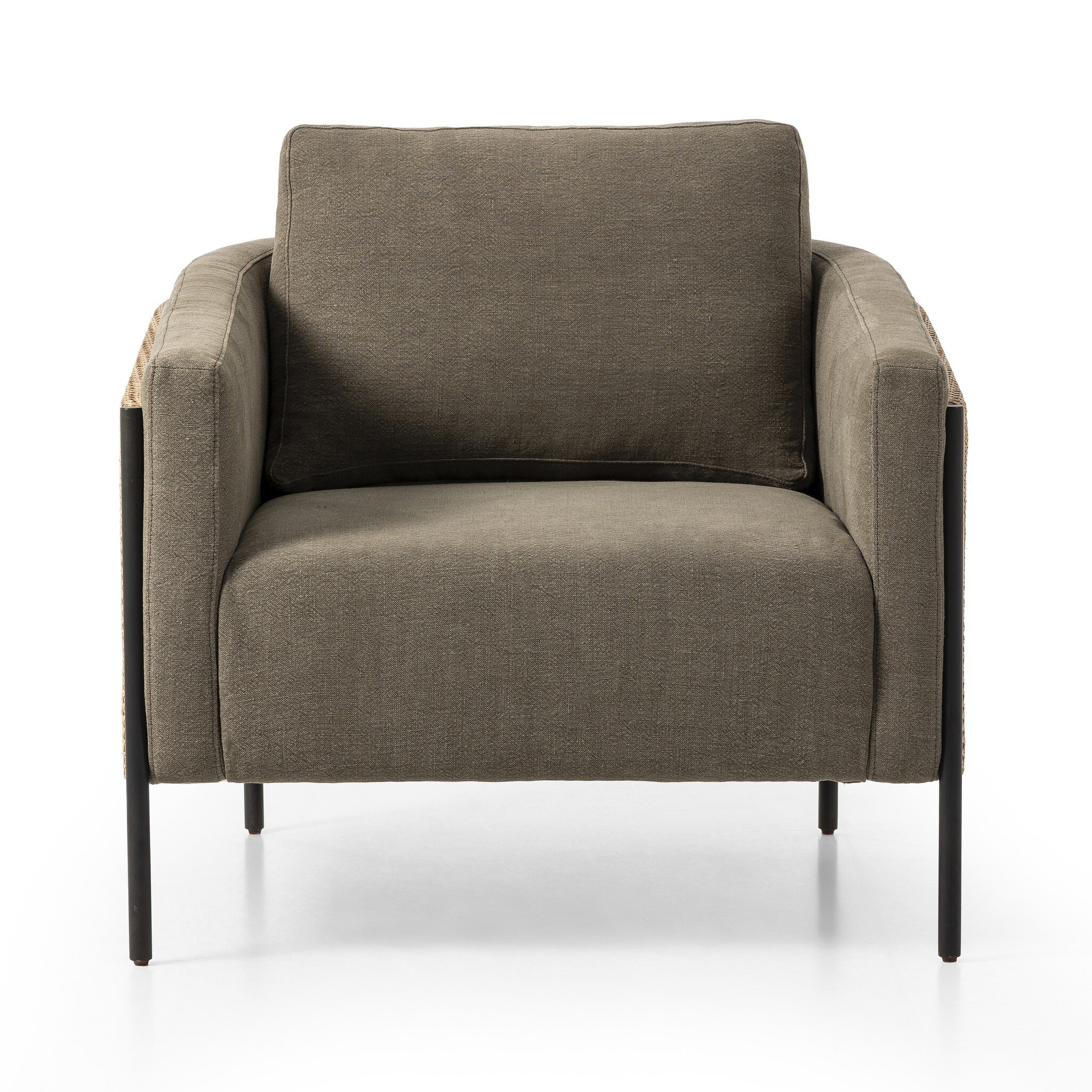 Four Hands Living Room Jayda Chair - Broadway Olive 108497-002 ...