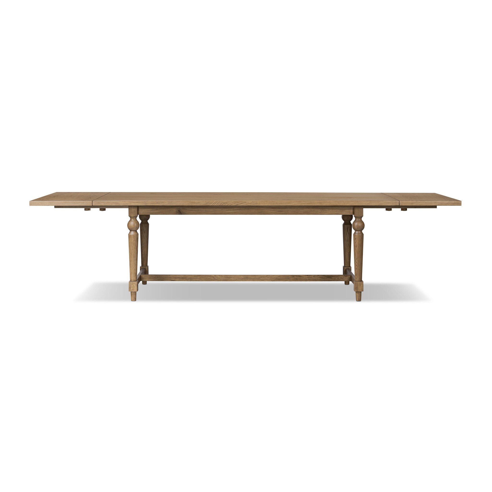 Four Hands Casual Dining Blinn Extension Dining Table - Worn Oak Veneer ...