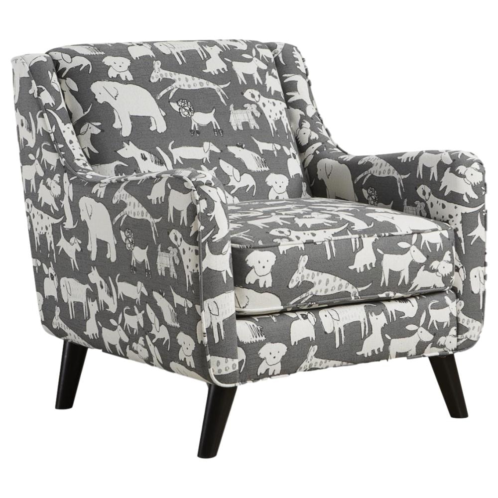 Heritage Furniture Outlet Living Room Doggie Graphite Chair by Fusion ...