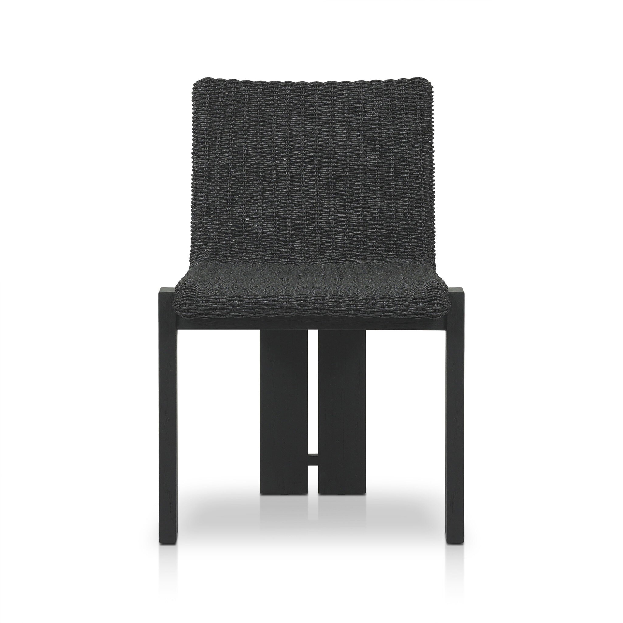 Four Hands Outdoor Furniture Roxy Outdoor Dining Chair - Faux Black ...