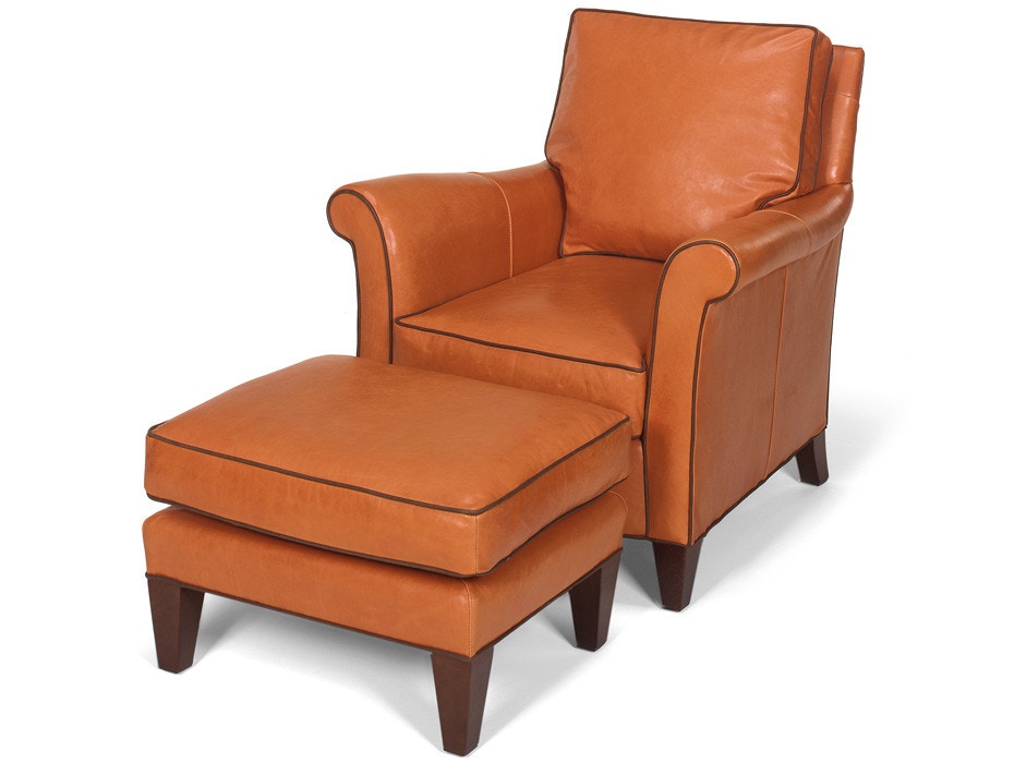 McKinley Leather Living Room Dreyfus Chair 2611 | Hickory Furniture ...