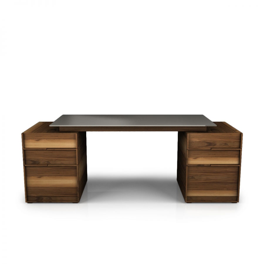 Huppé Home Office Swan Desk by HUPPÉ Furniture 4001V | Hickory ...