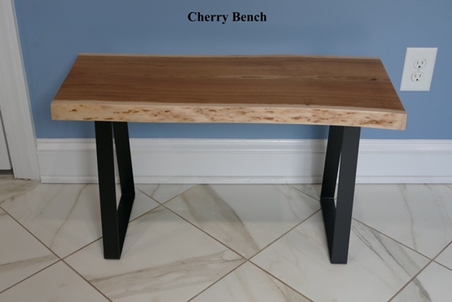 Taste Full Arts Gallery Living Room Solid Wood Bench Cherry | Hickory ...