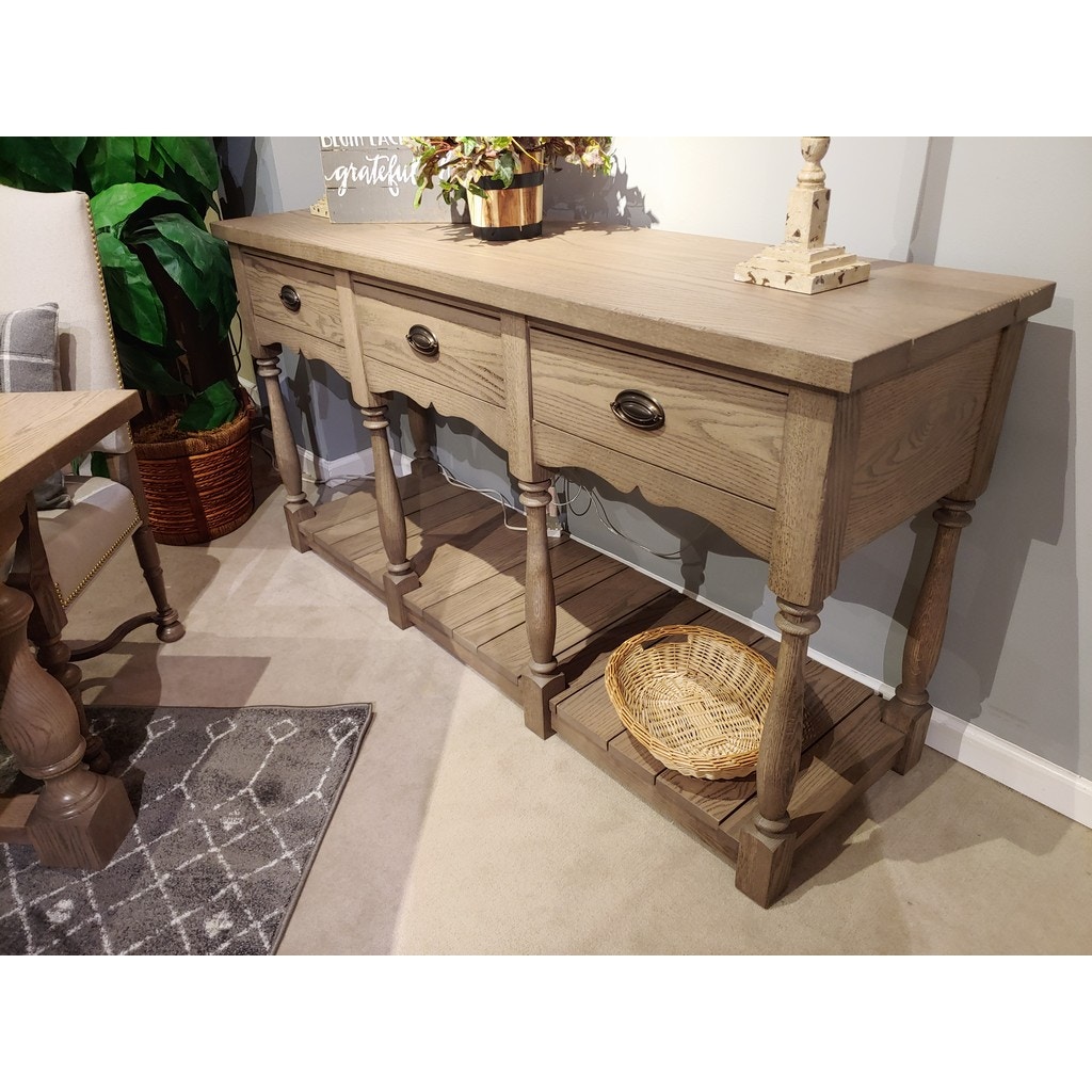 Amish Oak & Cherry Clearance Center Casual Dining Buffet by Furniture ...
