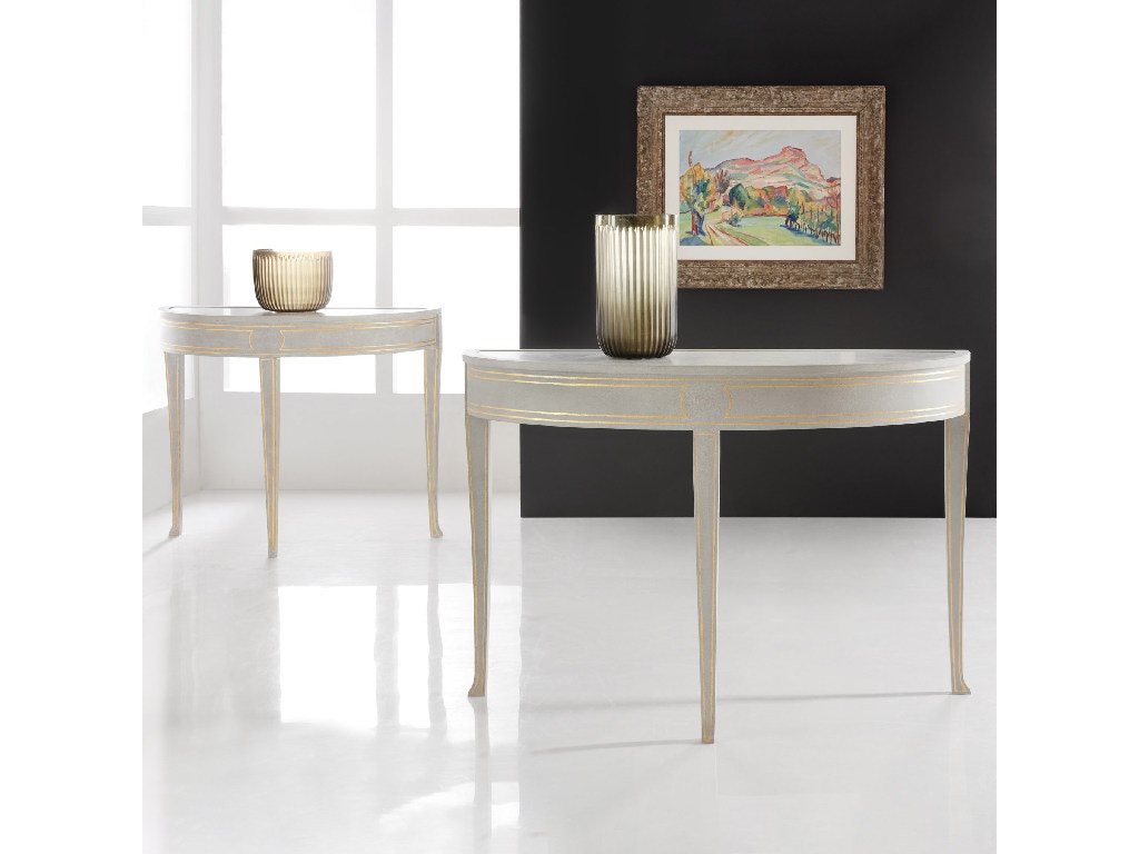 Modern History Living Room Large Ryn Demilune MH1048F01 Hickory Furniture Mart Hickory NC