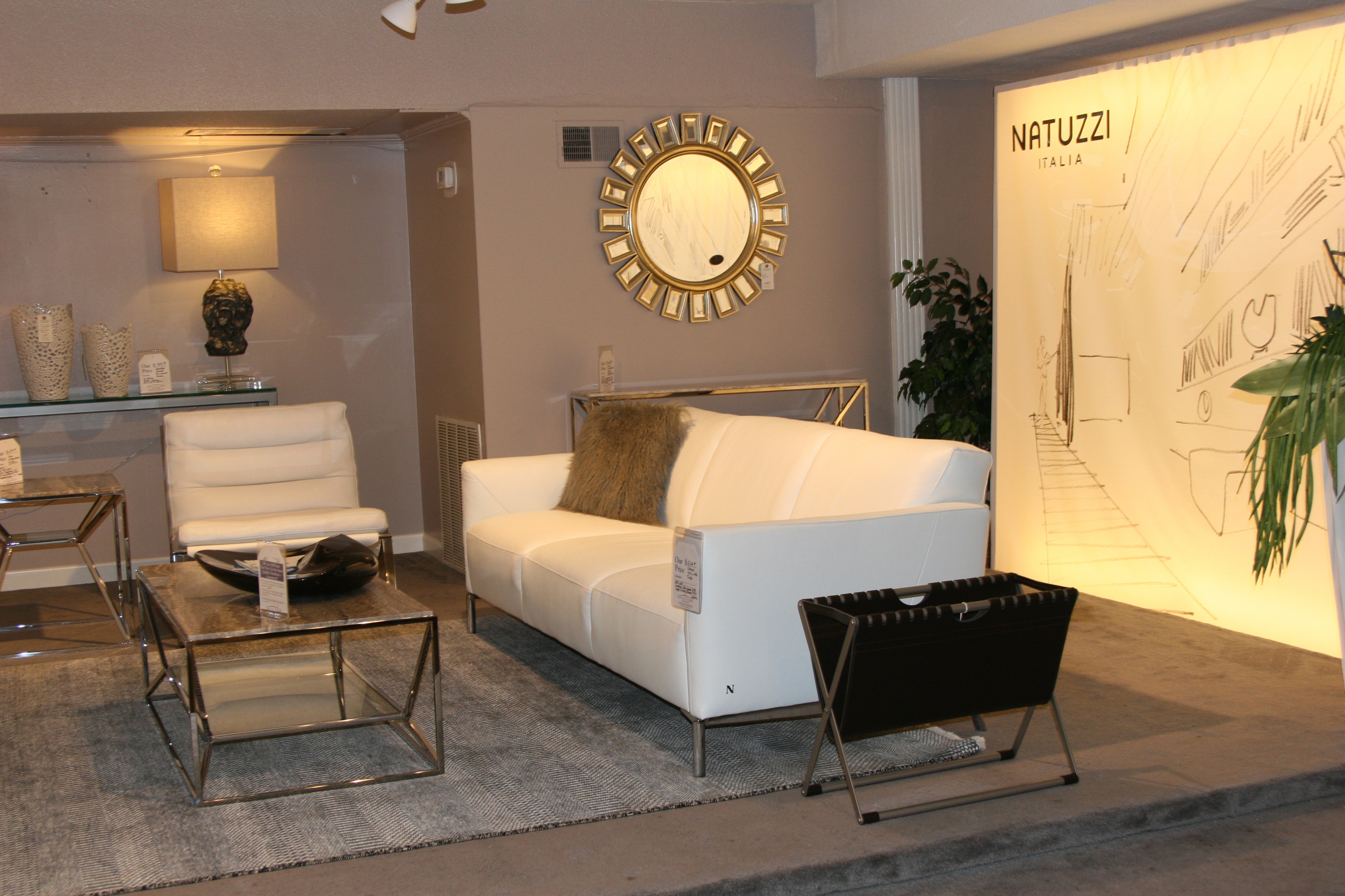 Natuzzi tratto sofa store