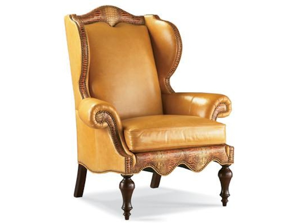 Whittemore Sherrill Living Room Wing Chair 1608-01 | Hickory Furniture ...