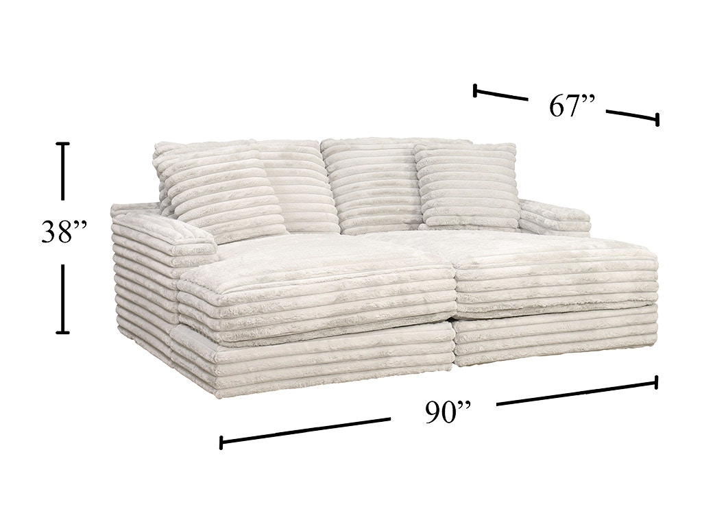 Comfrey Moonstruck 2 Piece Pit Chaise Sectional from Jackson Furniture ...