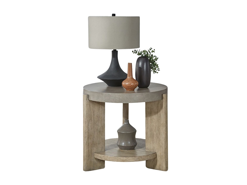 Affinity Round End Table by Liberty Furniture 674-OT1020