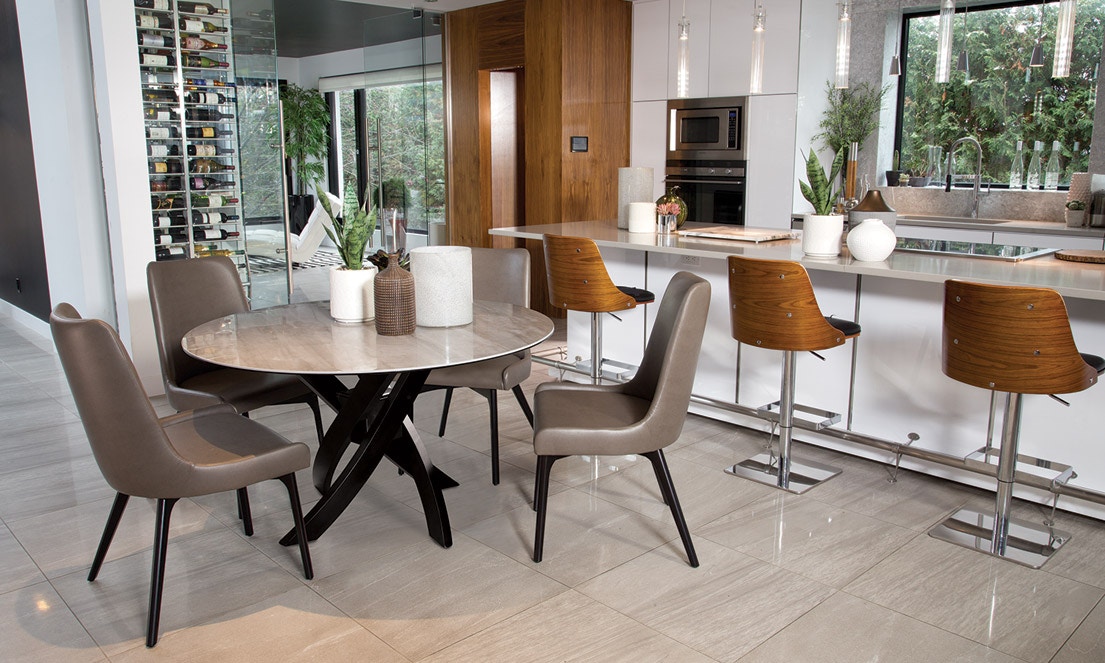 Bermex Ceramic Dinning Table 041162 - Critelli's Furniture Rugs ...