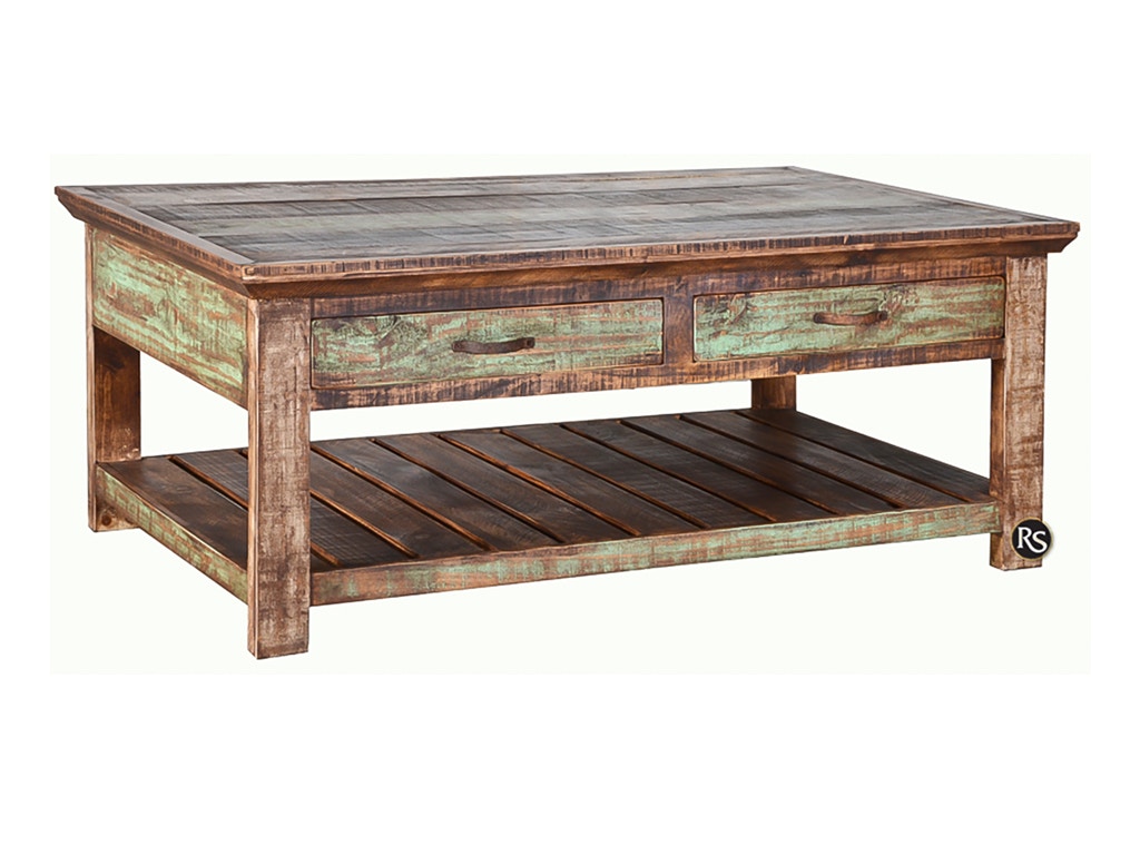 Rusticos Sierra Living Room COFFEE TABLE LC CEN-01 - Furniture Market ...