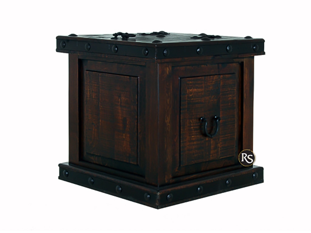 Rusticos Sierra Bedroom HACIENDA END TRUNK LG LAT-05 - Furniture Market ...