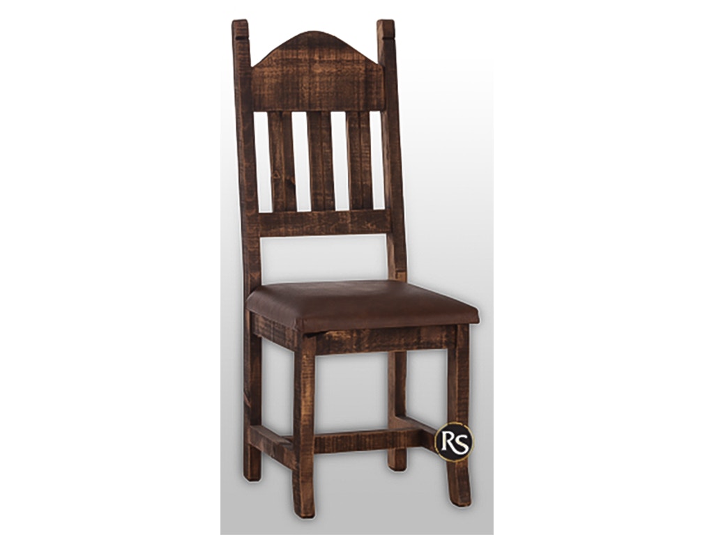 Rusticos Sierra Casual Dining RUSTIC CUSHION CHAIR LR SIL-02-VT ...
