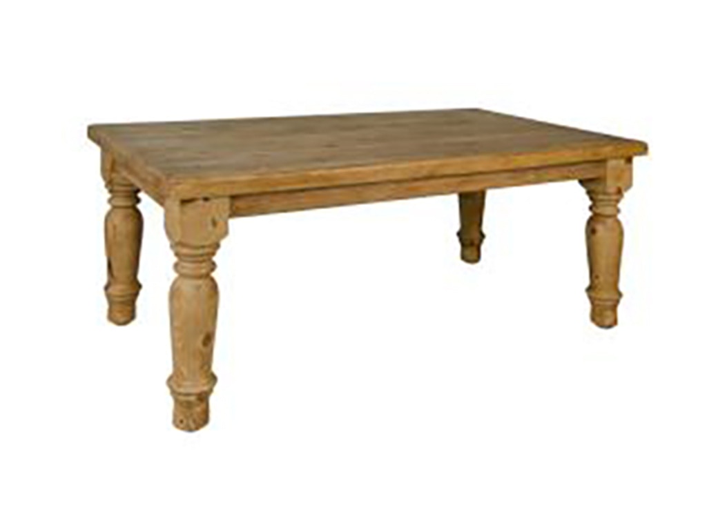 Rusticos Sierra Casual Dining SANTA RITA TABLE 8 FT LT MES-15 ...