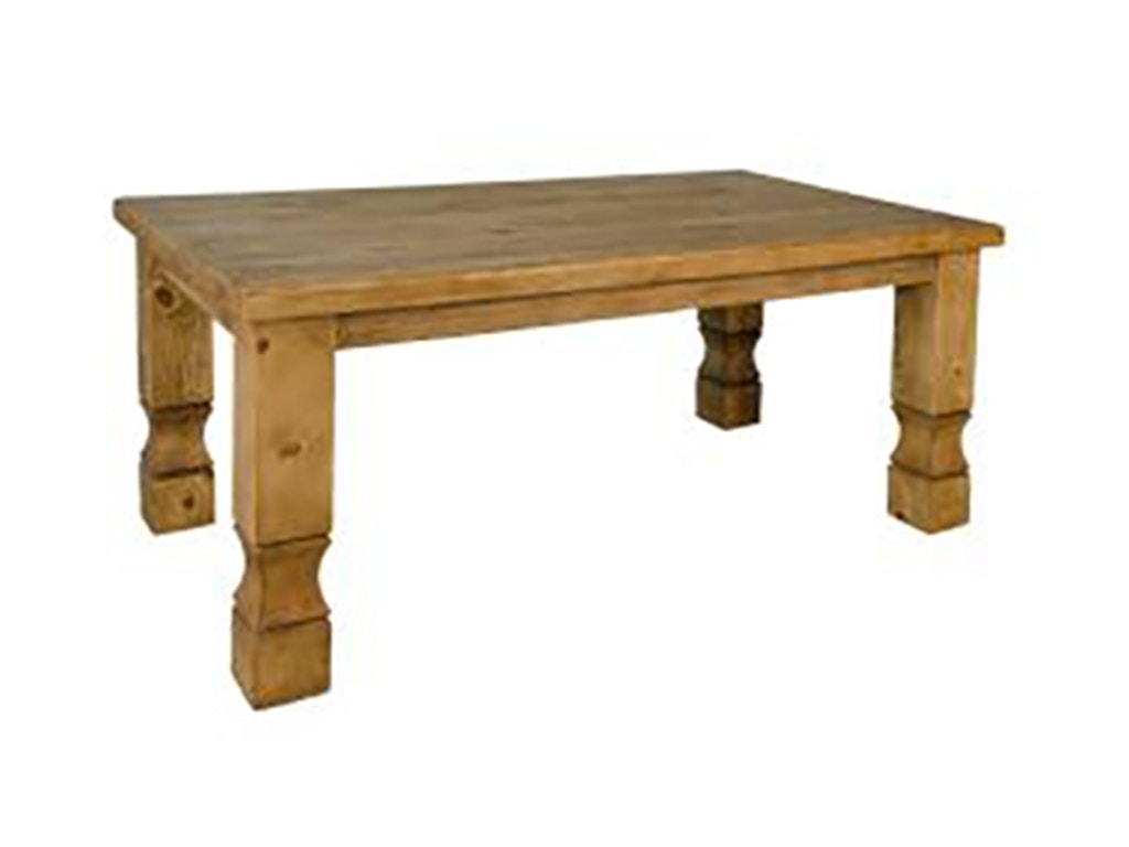 Rusticos Sierra Casual Dining COWBOY TABLE 6 FT LT MES-73 - Furniture ...