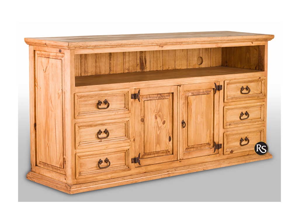 Rusticos Sierra Living Room 70 TV Console LT TVS-70 - Furniture Market ...