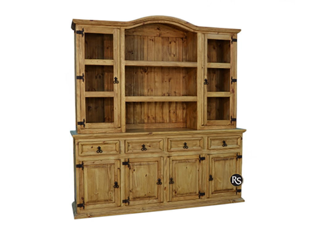 Rusticos Sierra Living Room 4 DOORS HUTCH LT VIT-16 - Furniture Market ...