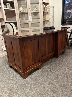 Maple Hill Solid Maple Wood Executive Desk Finley Executive Desk ...