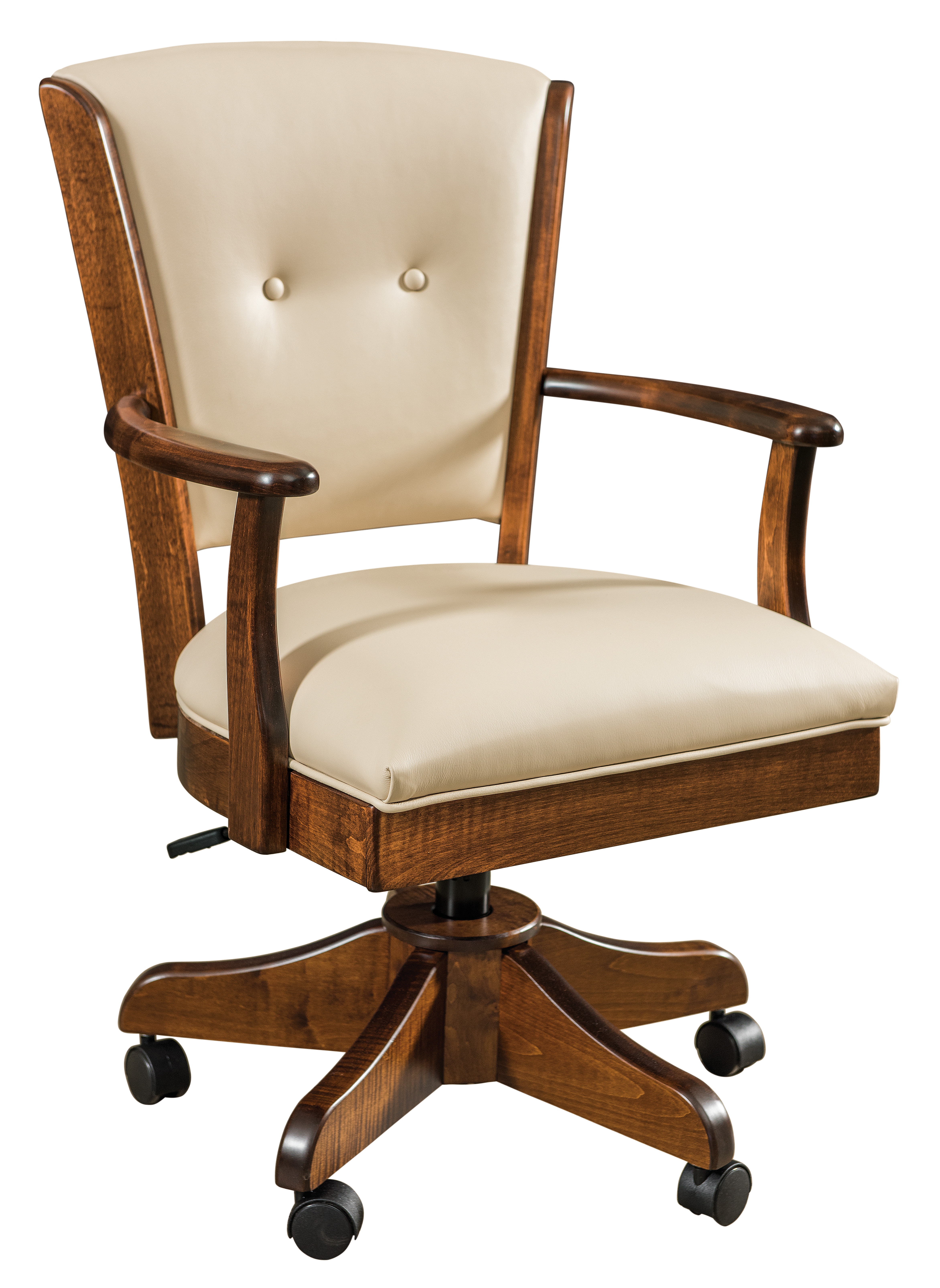 FN Lansfield Desk Chair - Amish Furniture of Nebraska - Elkhorn, NE