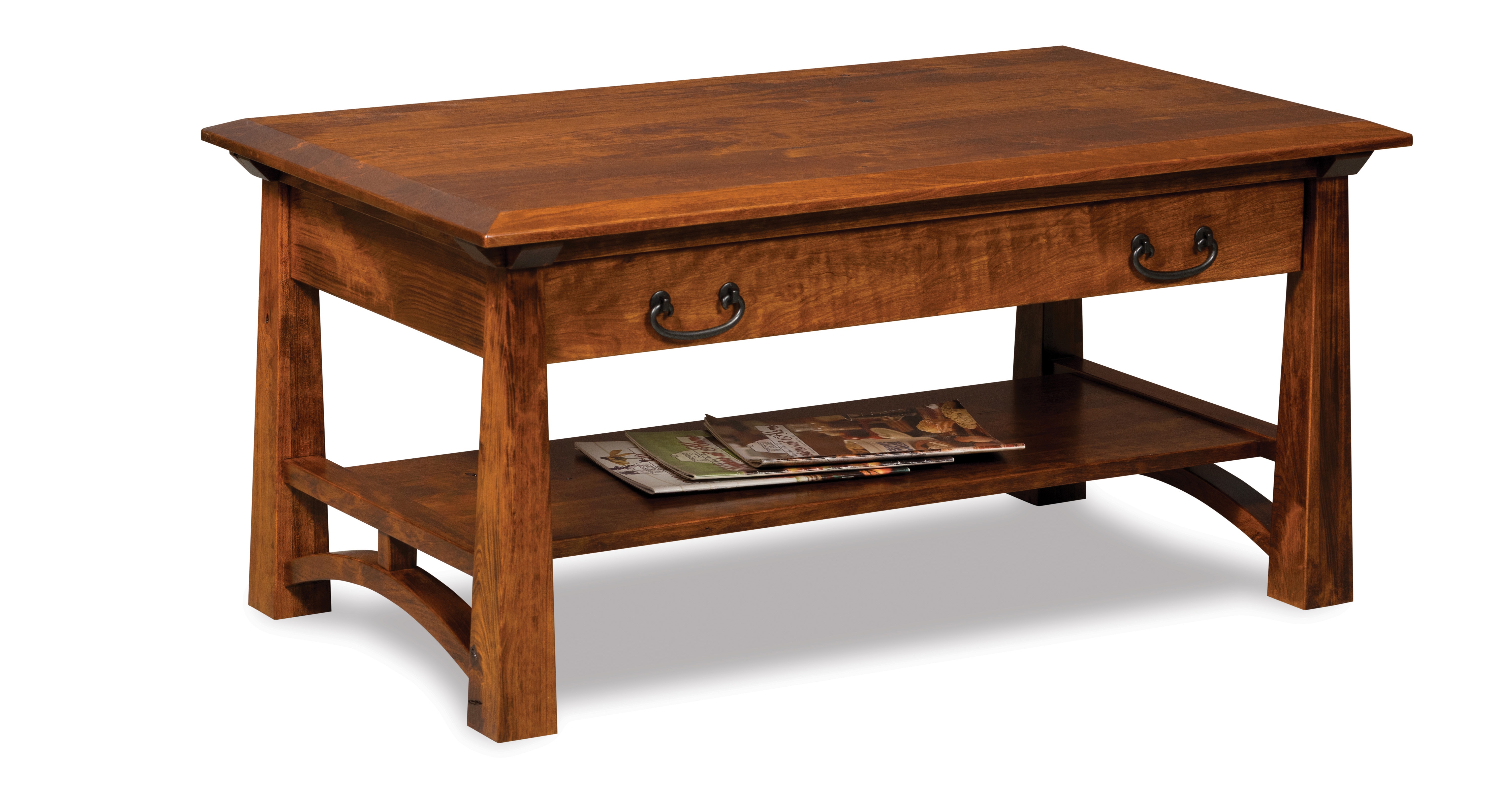 FV Artesa Coffee Table W/Drawer FVCT-A-DWR - Amish Furniture of ...