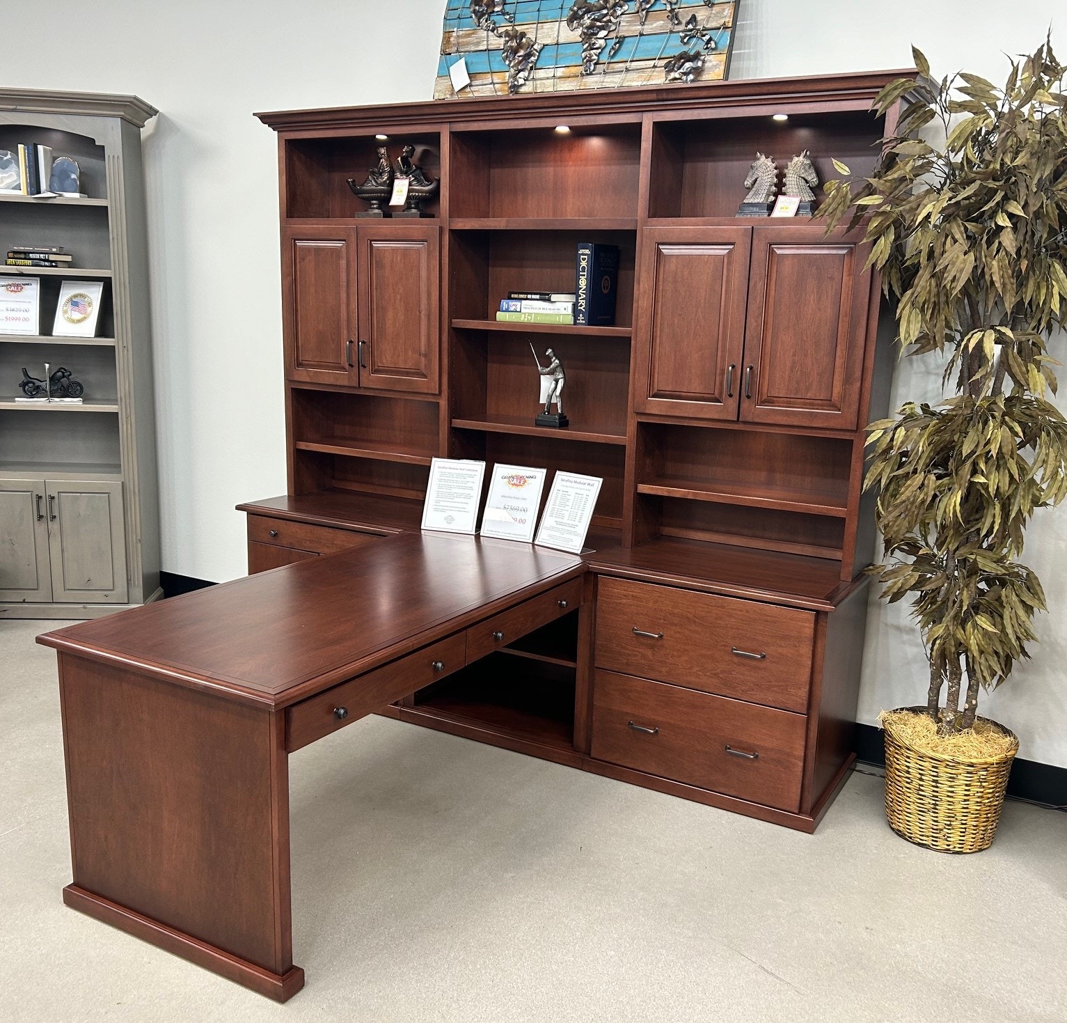 Serafina Modular Partners Wall Desk floor model deal, Scottsdale AZ ...