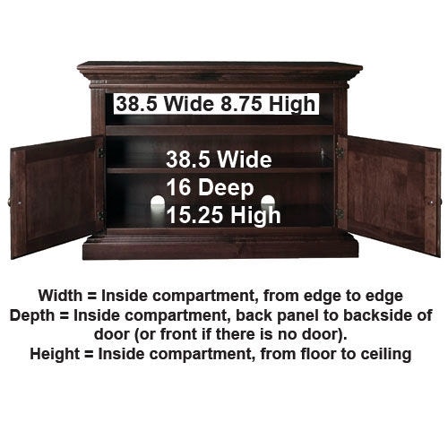 44in Tv-2 Wood Doors WV3944 - Borofka’s Furniture - Woodbury ...