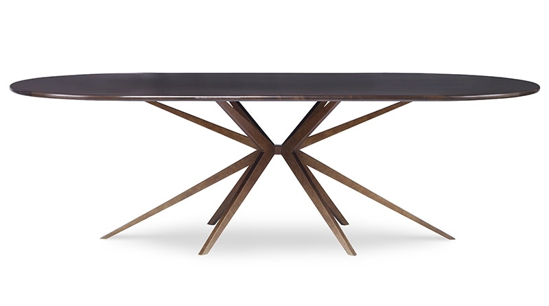 Mr Brown London Casual Dining Atlantis Oval Dining Table Base ATLANT ...