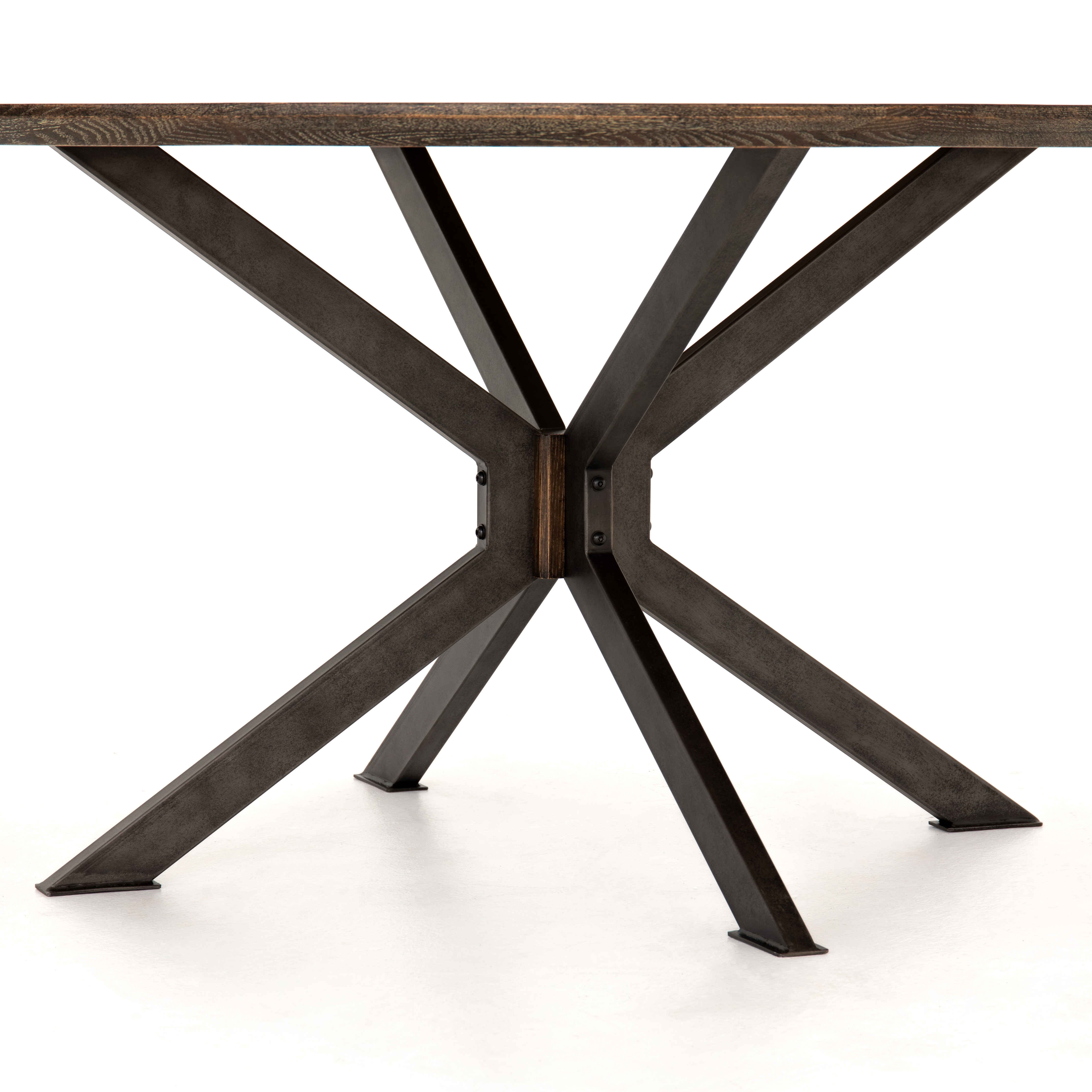 Four Hands Spider Round Dining Table-60-English Br CIMP-168A - Studio ...