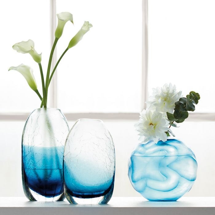 Villa and House Planeta Small Vase, Ocean Blue PLA-700-78 - Studio 882 ...