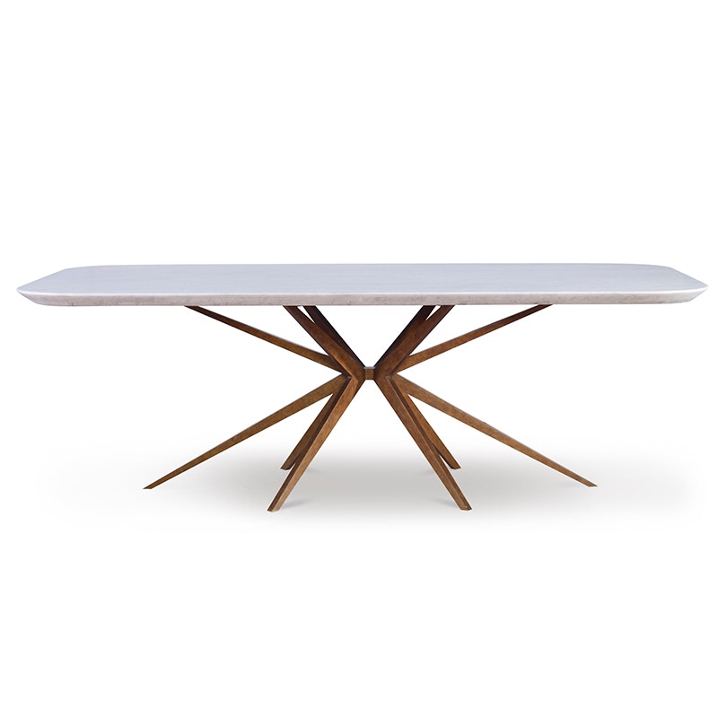 Mr Brown London Casual Dining Atlantis Oval Dining Table Base ATLANT ...